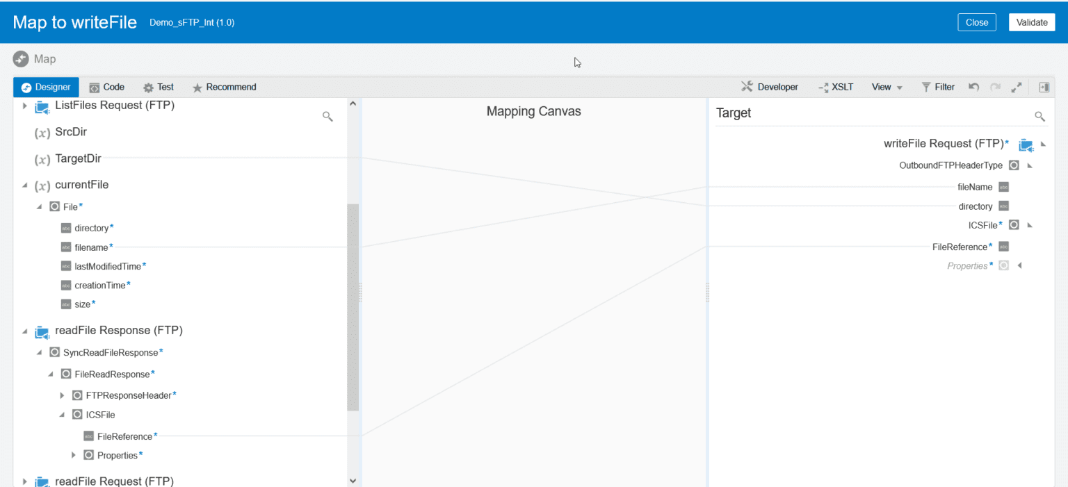 Transfer Files Between Ftp Servers Using Oracle Oic Kaamilant