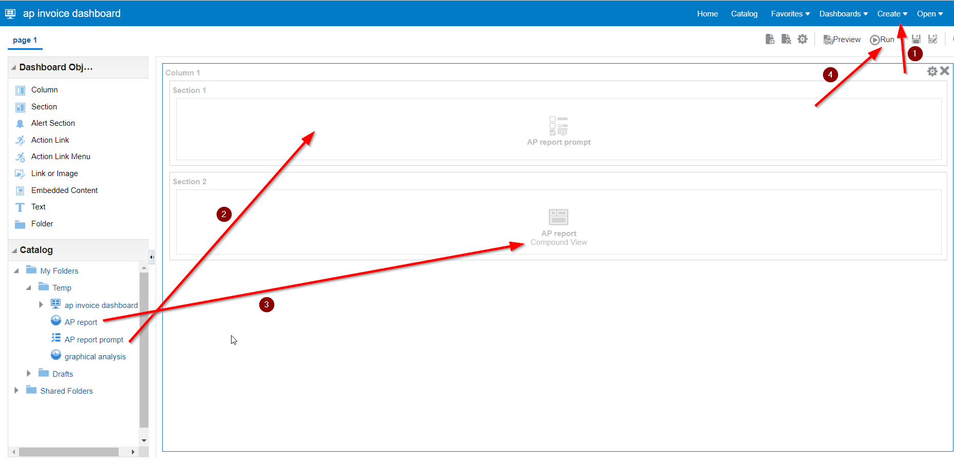 Otbi Dashboard In Oracle Fusion Erp Kaamilant